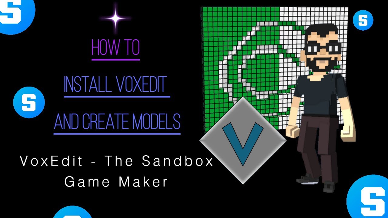 The Sandbox Game Maker - VoxEdit // Install and Create first model ...