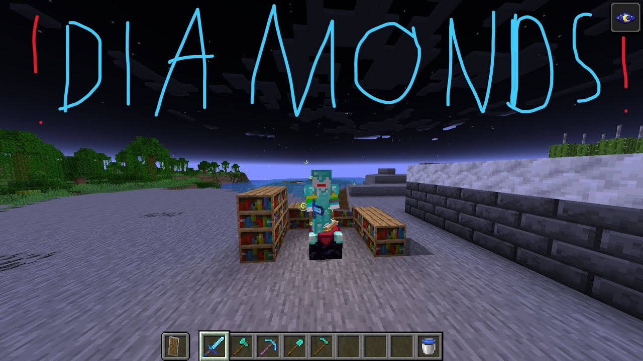 Ich farme FULL DIAMOND in Minecraft Survival - YouTube