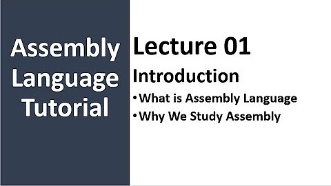 Assembly Language Programming Tutorial in Urdu|Hindi - YouTube