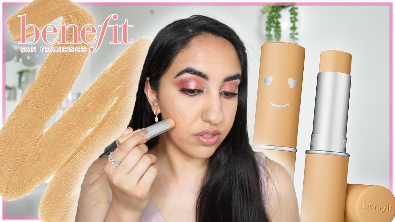 Benefit Cosmetics Hello Happy Air Stick Foundation Review - YouTube