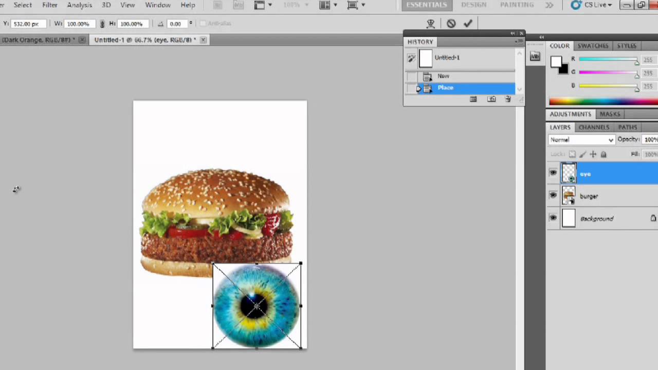 Combining Two Pictures Side by Side : Digital Imaging Help - YouTube