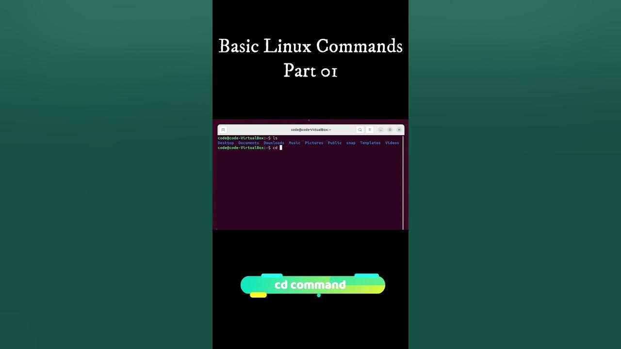 Basic Linux Commands Part 01 Linux Linuxcommands Youtube