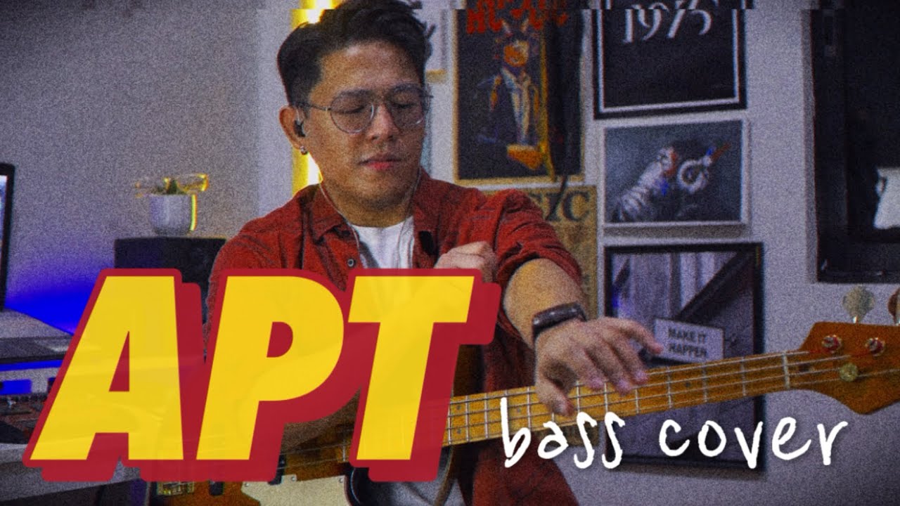 ROSÉ & Bruno Mars - APT bass cover - YouTube