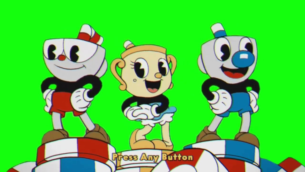 Cuphead Title Screen Chroma Key + Backgrounds - YouTube
