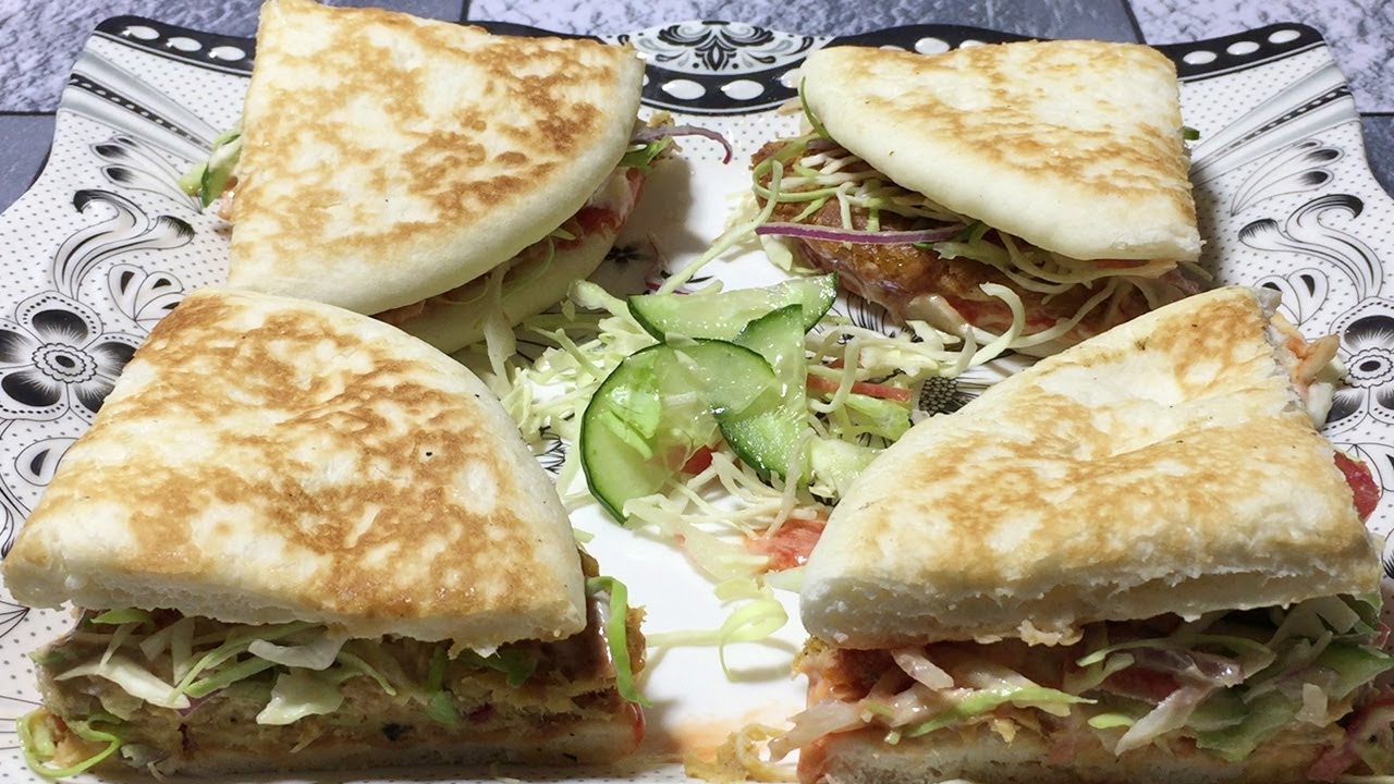 Chicken Shami Kabab Shawarma Recipe | Shami Tikki ka Shawarma | How to ...