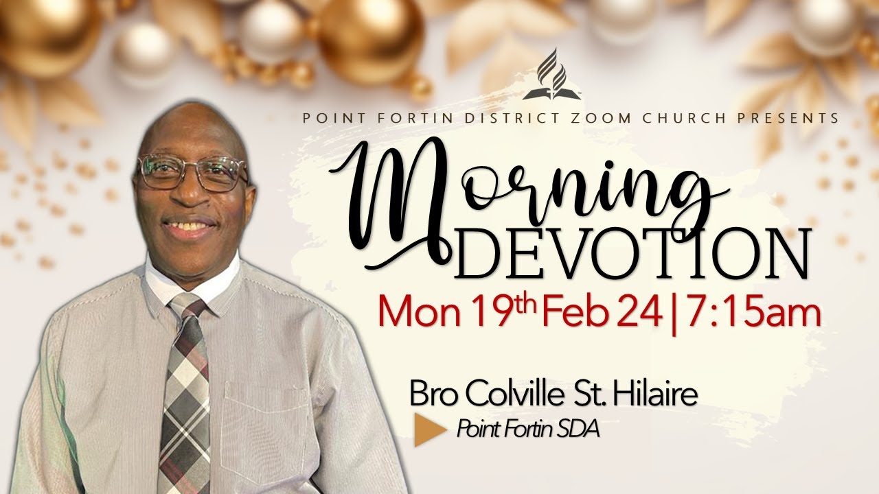 Monday Morning Devotion || 19h February 2024 || 7:15am - YouTube