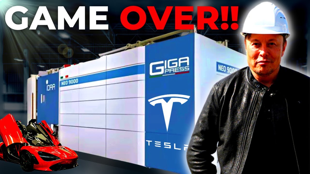 Giga Press : Most Powerful Tesla's Massive Machine (It's AWESOME) - YouTube