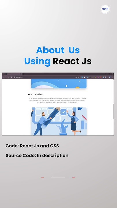 About Us Using React Js Supercodingbits React Reactjs 