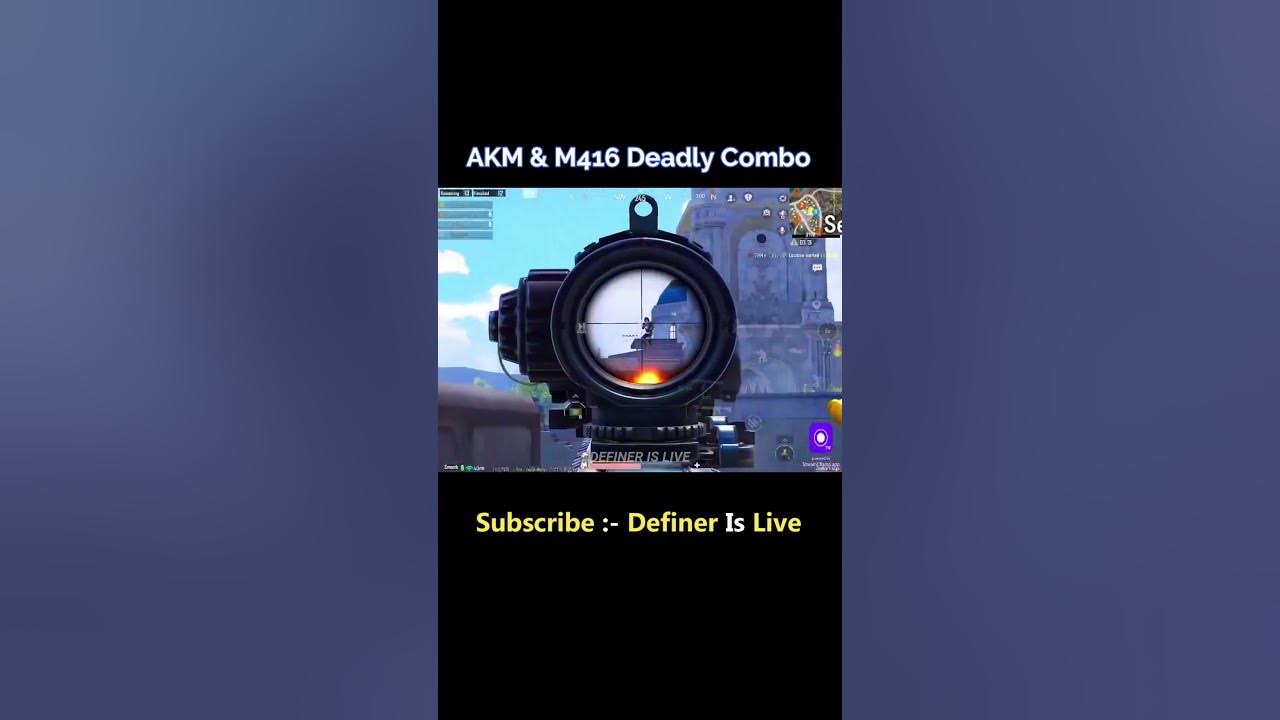 AKM & M416 Deadly Combo #bgmi #definerislive #youtubeshorts - YouTube