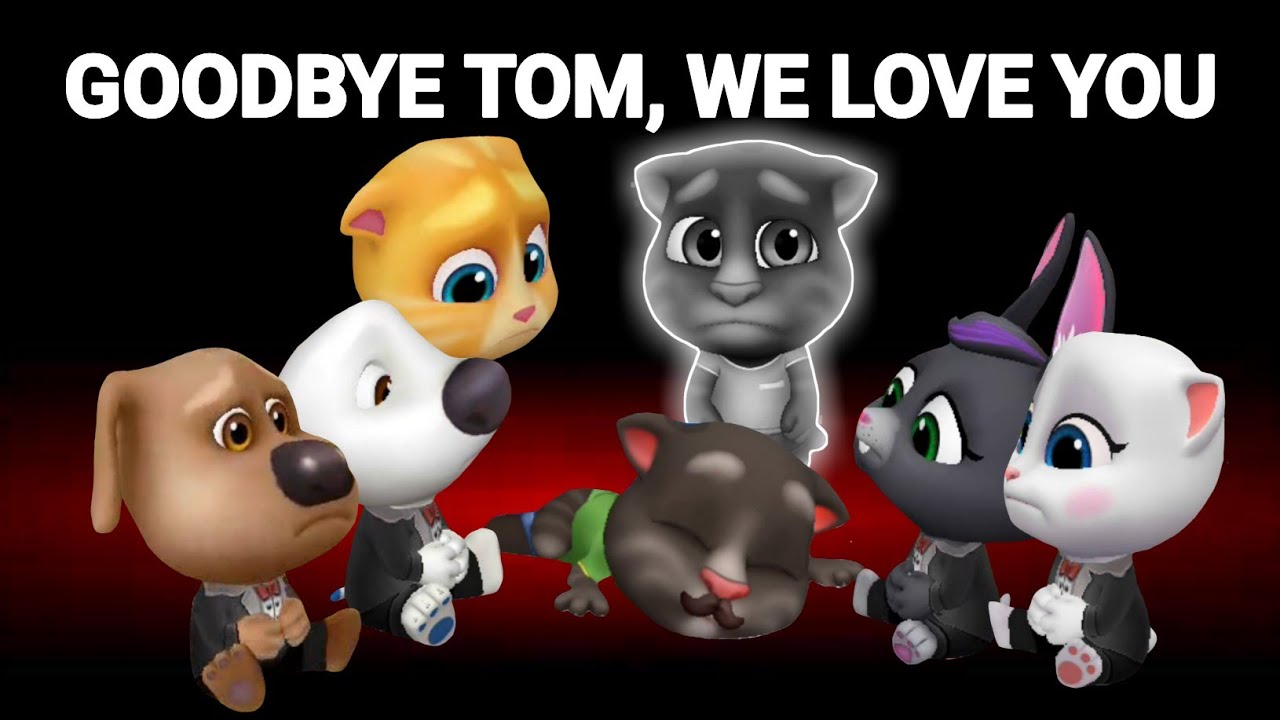 GOODBYE TOM, WE LOVE YOU - AMONG US - My Talking Tom Friends - YouTube