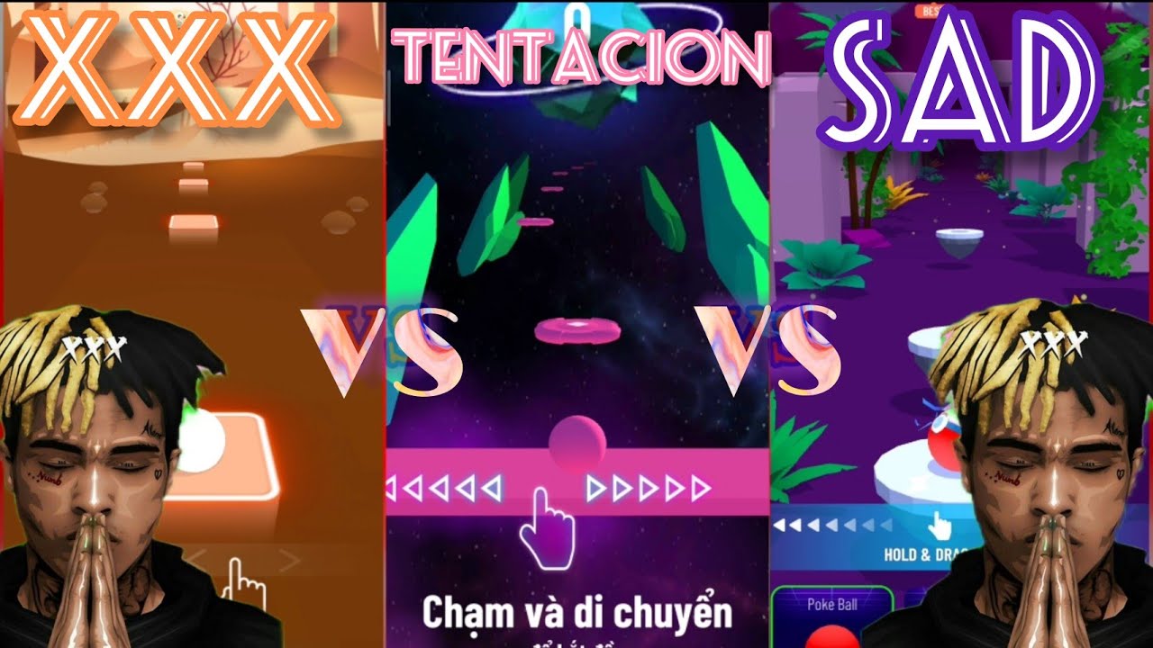 Sad - XXXTentacion | Tiles Hop vs Colour Hop vs Hop Ball. - YouTube