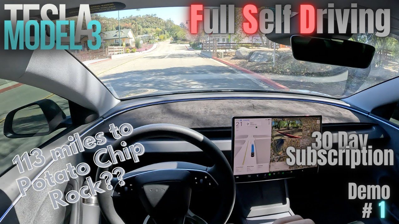 POV: Letting Tesla’s FSD Take the Wheel to Potato Chip Rock?? - YouTube