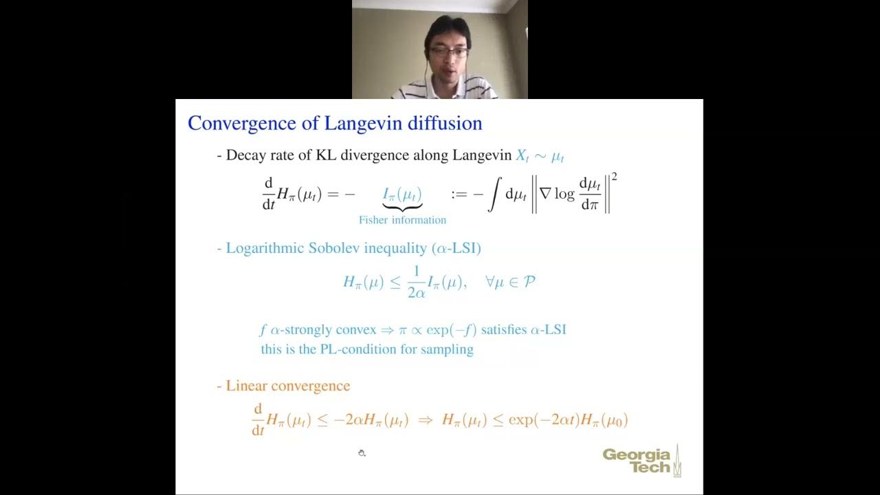 A proximal algorithm for sampling, Yongxin Chen@Gtech - YouTube