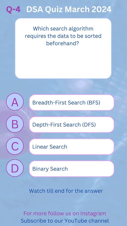 Q-4 DSA Quiz March 2024 #coders #business #algorithms #appdeveloper #backenddeveloper #job #dsa ...