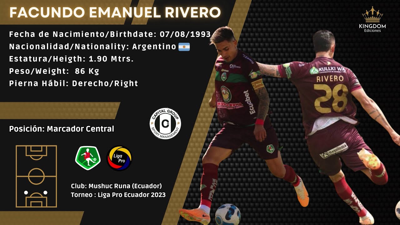 Facundo Rivero // Marcador Central 2023 - YouTube