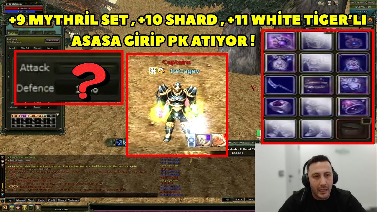 lm4Squa - (Pandora) +10 Shard +11 White Tiger'lı Asas ile PK Atıyor ...