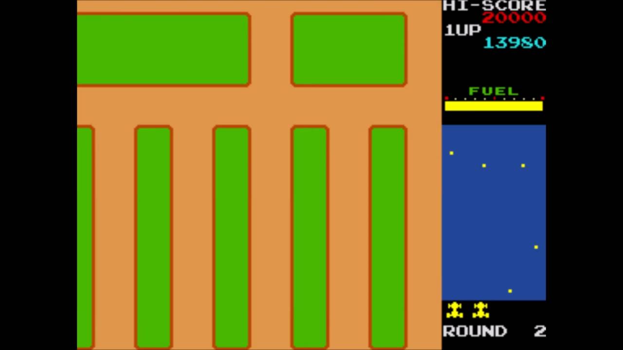 Rally-X Quick Play - Arcade Mame - YouTube