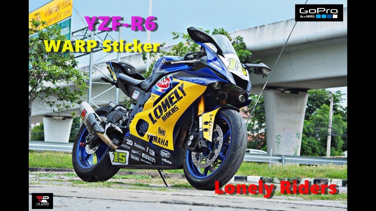 WARP Sticker YZF-R6 - YouTube