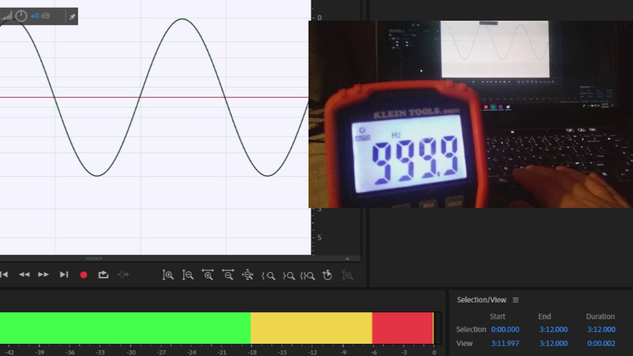 Warning: Test Tone Only 1KHz Pure Sine Wave Unity Gain One-Kilohertz ...