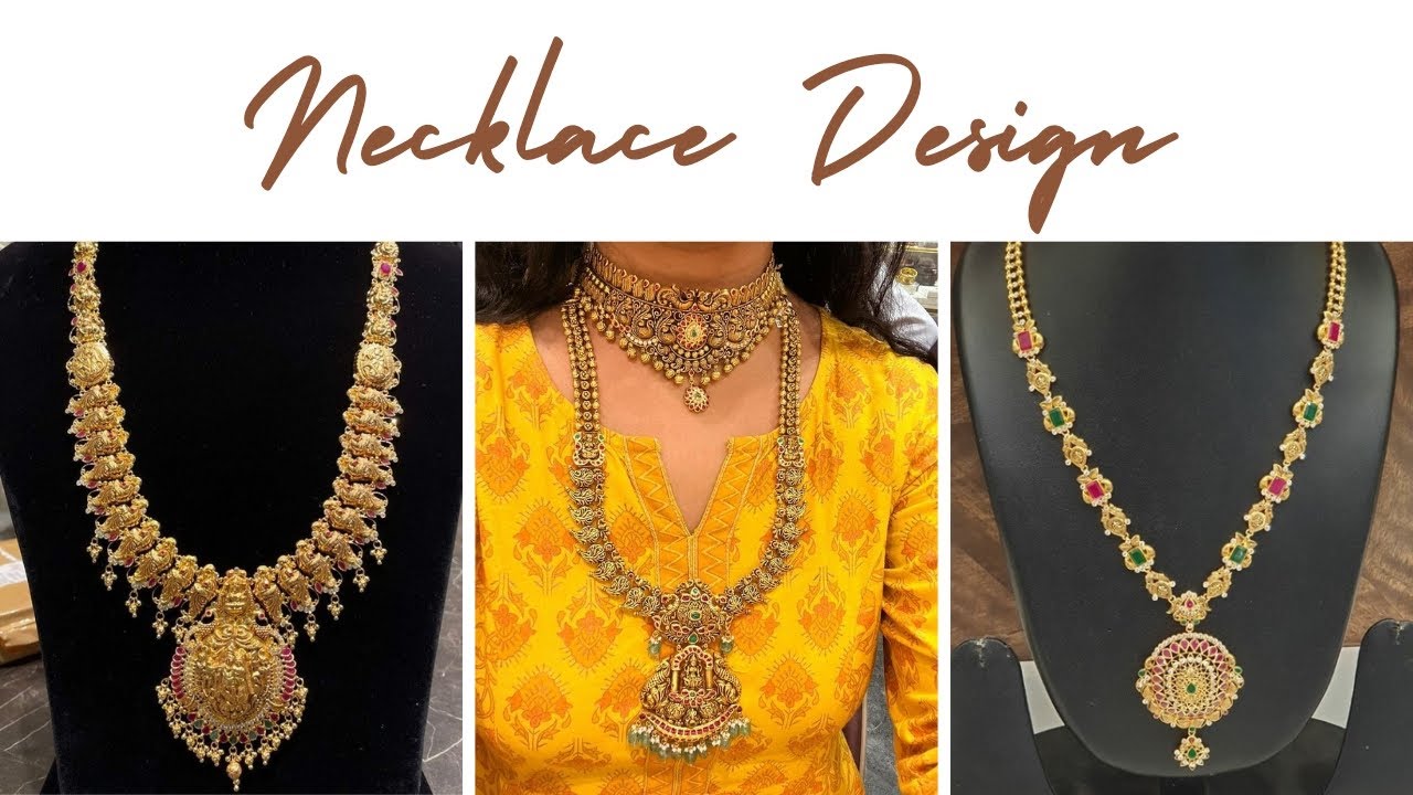 Long Necklace Design Collection - YouTube