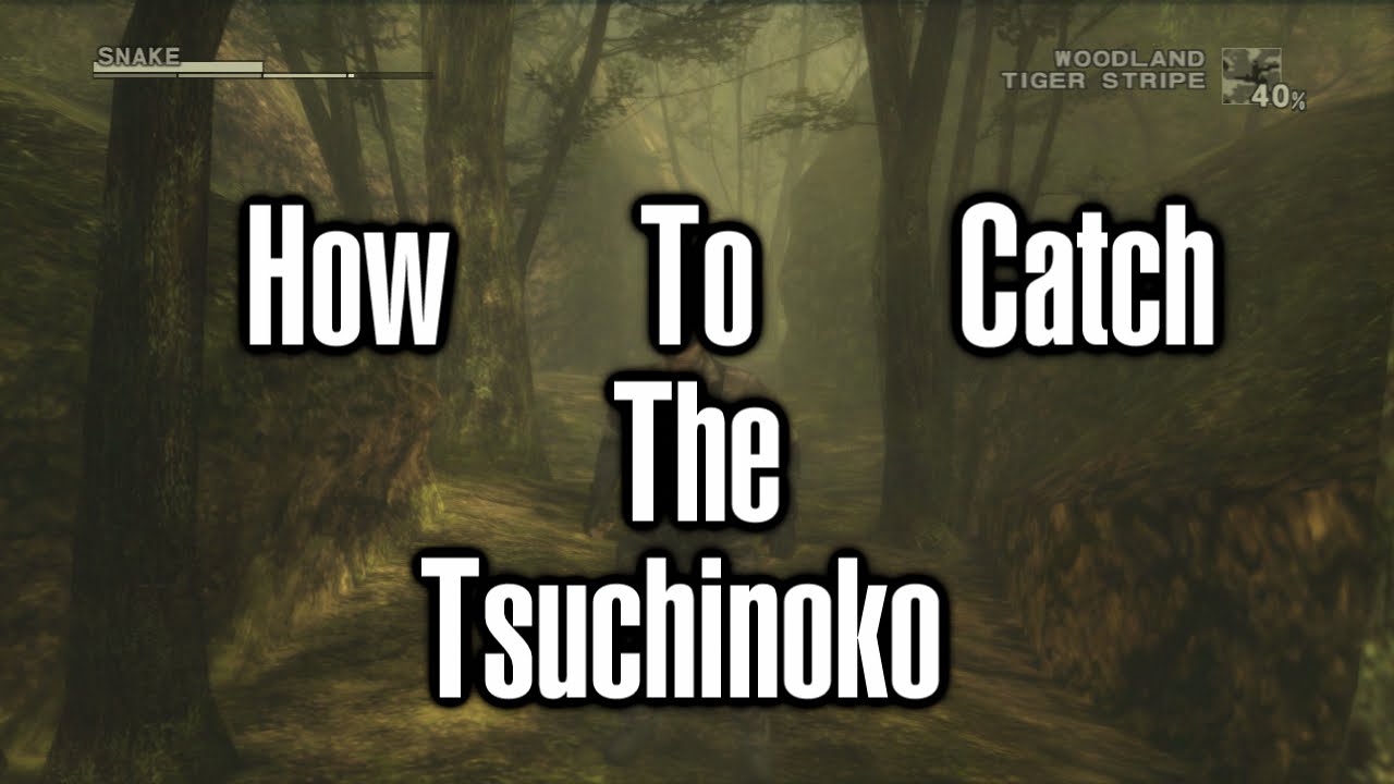 How To Catch The Tsuchinoko in Metal Gear Solid 3 - YouTube