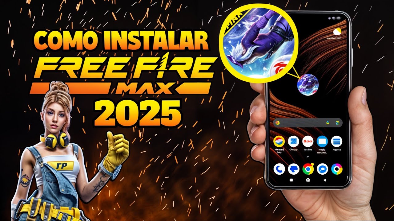COMO INSTALAR O FREE FIRE MAX 2025 - YouTube