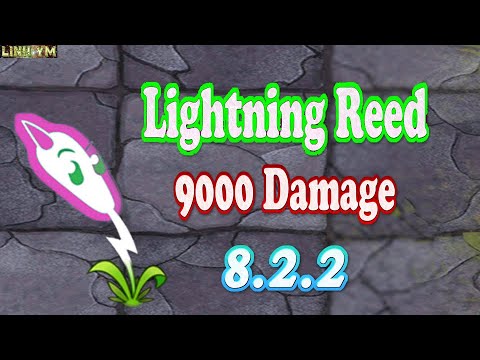 PVZ 2 LinhYM | Plants vs Zombies 2 - Lightning Reed Pink Max Level 9000 ...