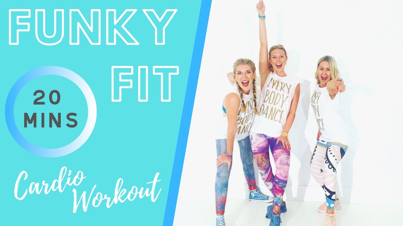 Best 20 Minute Intermediate Workout - Full Body Dance Cardio | Funky ...