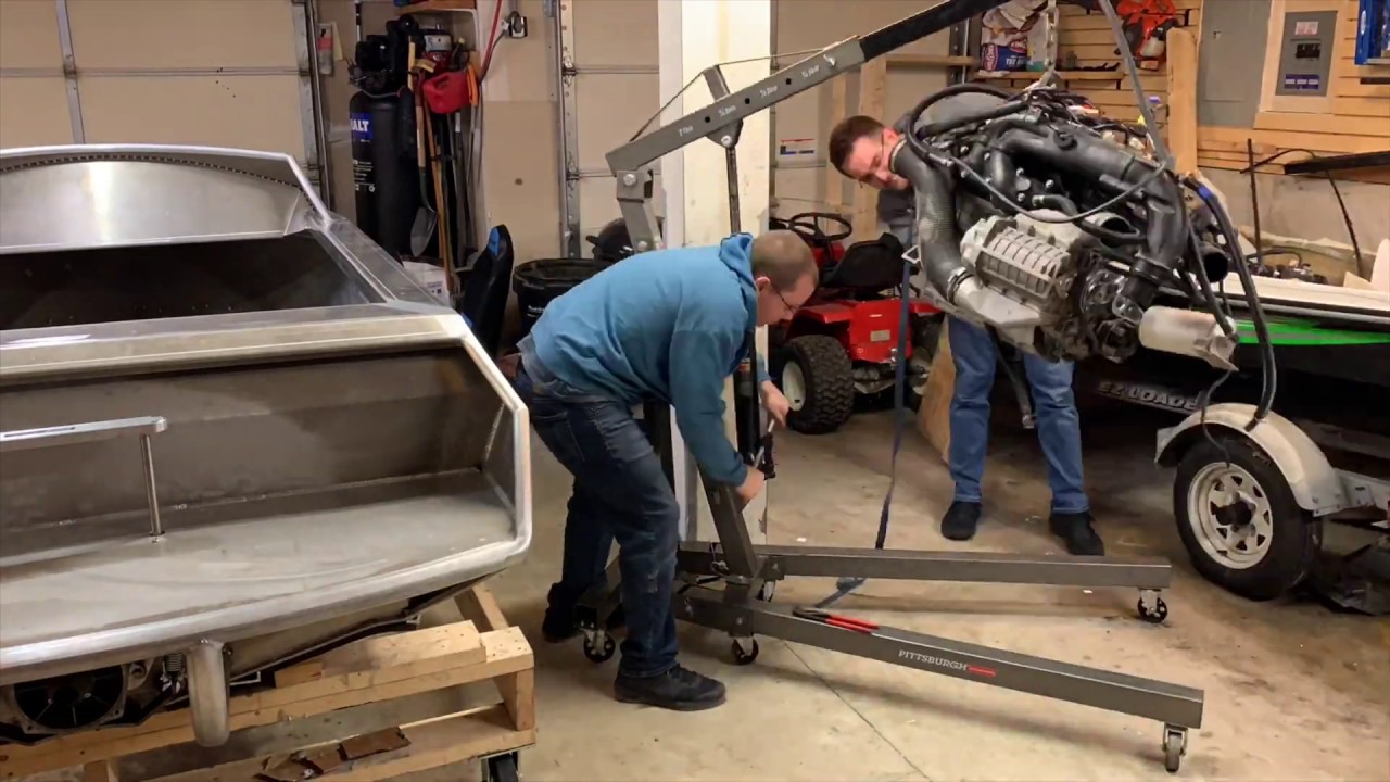 Mini Jet Boat Build 5 - Engine Removal and Mockup - YouTube