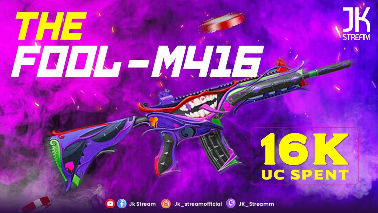 M416 THE FOOL CRATE OPENING | M416 THE FOOL IS BACK IN CUSTOM CRATE ...