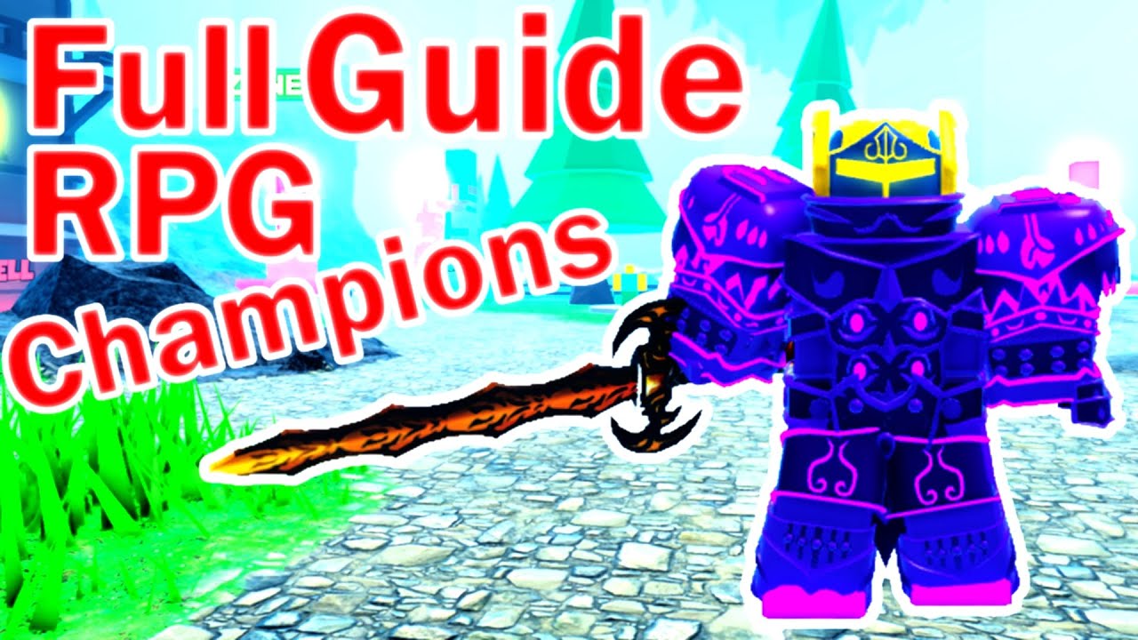 Rpg Champions Roblox Full Beginner's Guide And Leveling Guide - YouTube
