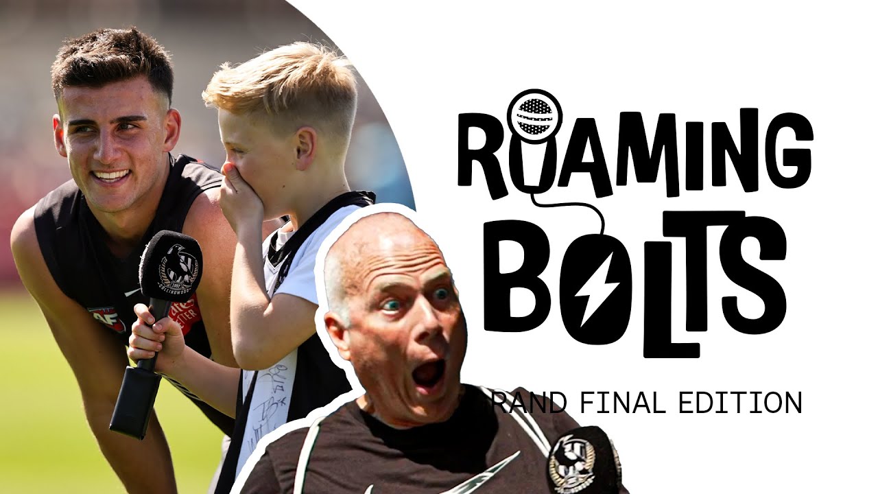 Roaming Bolts takes to Open Training in Grand Final week 🎙️ - YouTube