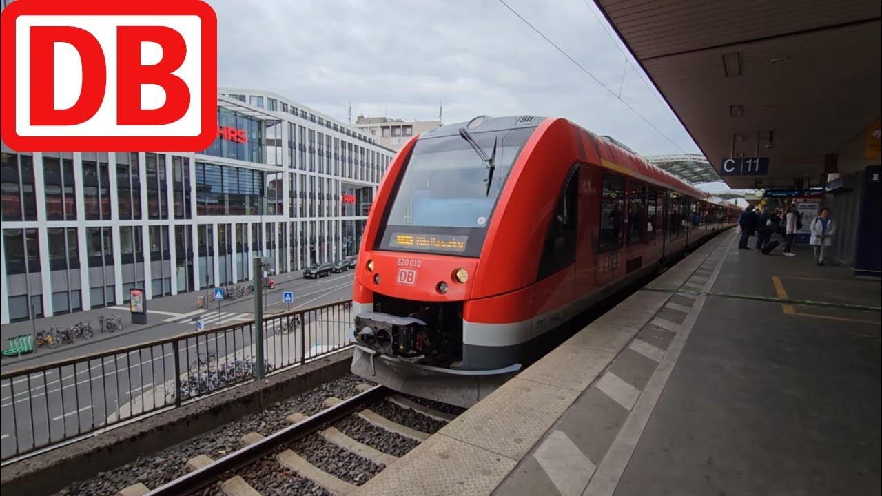 DB Regio (Vareo) Alstom LINT 54 BR 622 Abfahrt/departure - YouTube