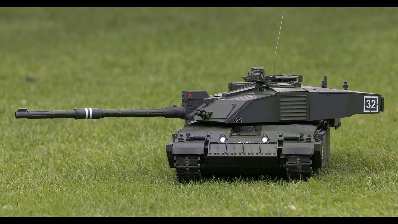 1/16 scale RC Challenger 2 Main Battle Tank - YouTube