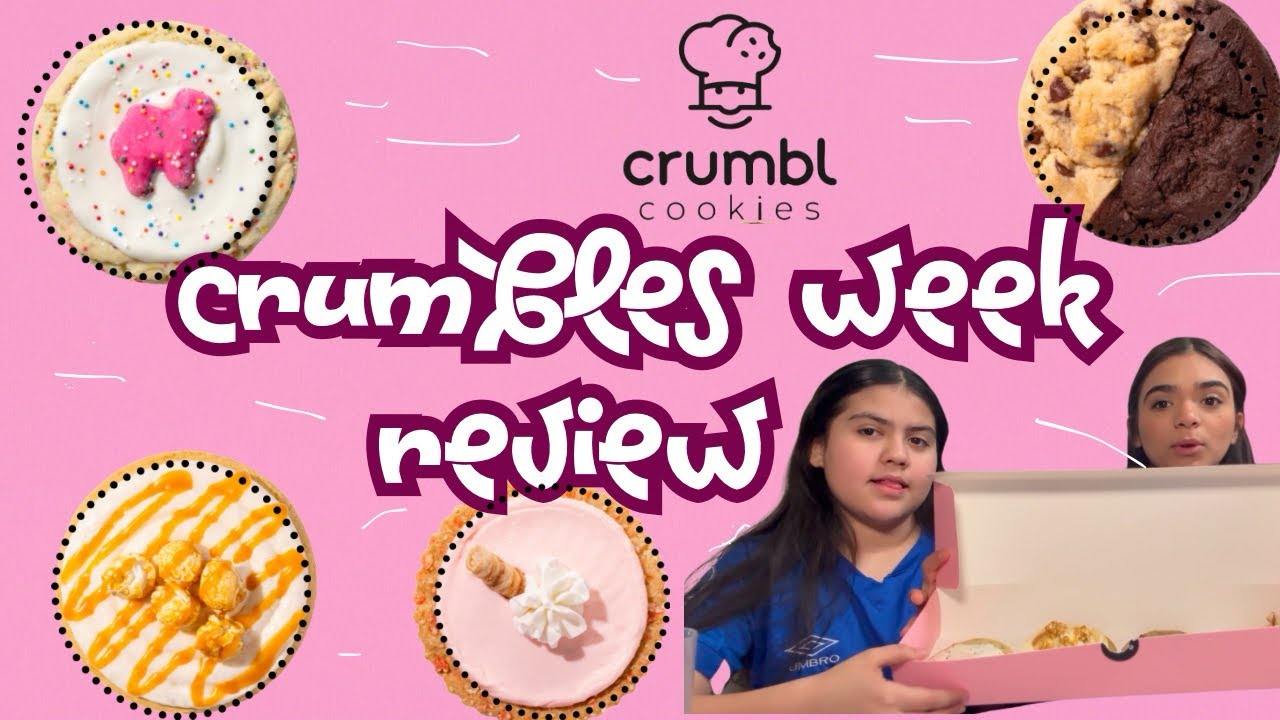 Crumble cookies 🍪 !!!week review !!!! - YouTube