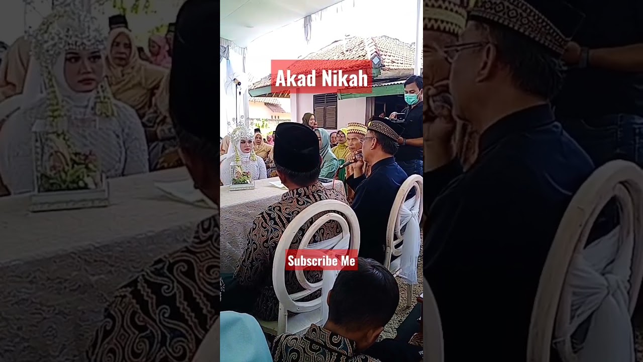 Akad Nikah, sakral #videoliputan #akadnikah #syahadat - YouTube