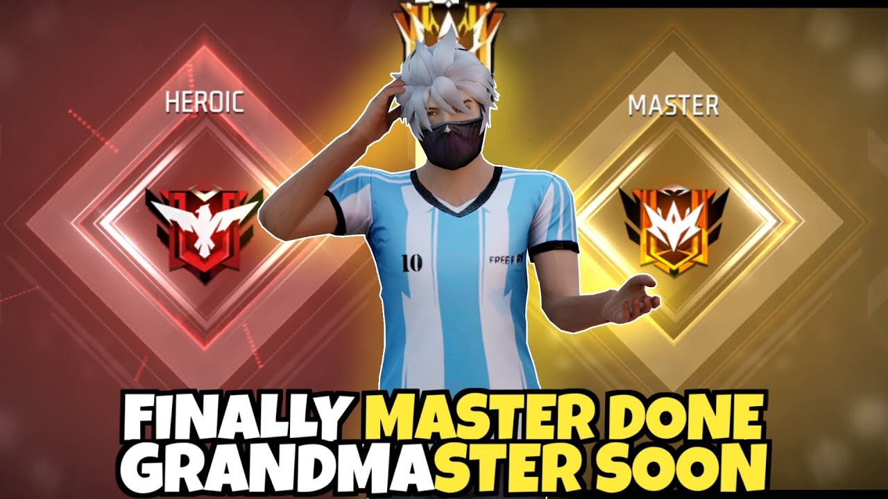 Finally master done Road to grandmaster in season 38|| solo grandmaster ...
