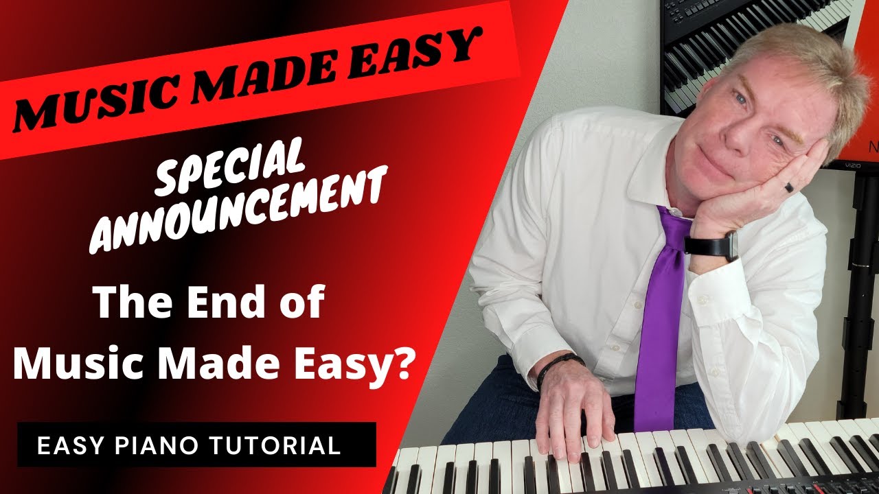The End of Music Made Easy? | Special Announcement - YouTube