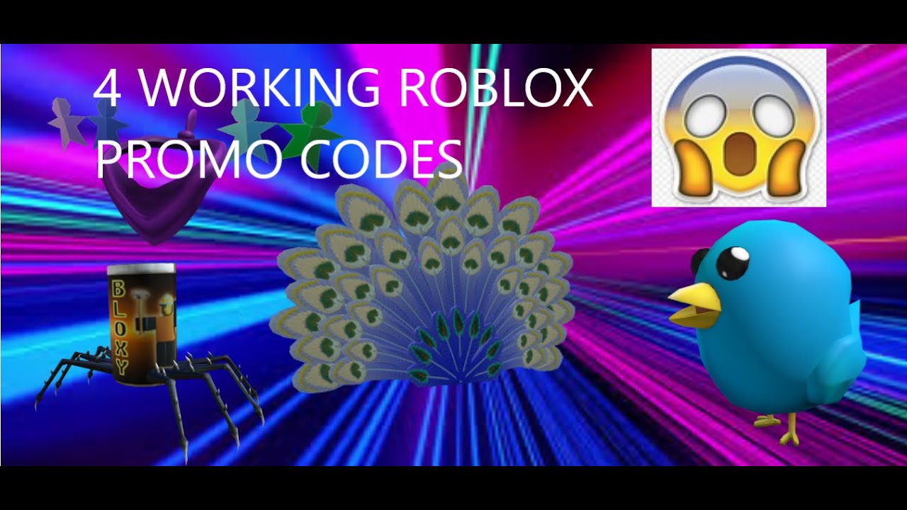 4 WORKING ROBLOX PROMO CODES (NEW Wintery Peacock Tail) - YouTube