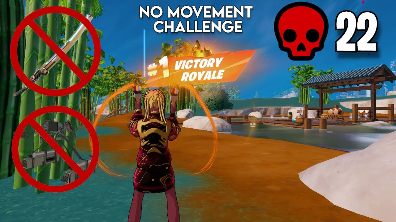 Solo Squads No Movement Challenge/22 Eliminations "Zero Build" Wins ...