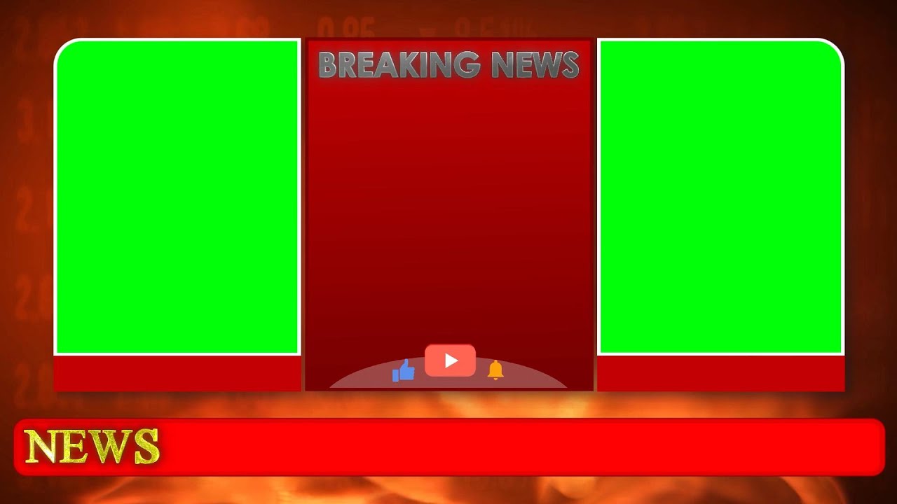 Three Windows Green Screen Frames For News Channel Videos | Green ...