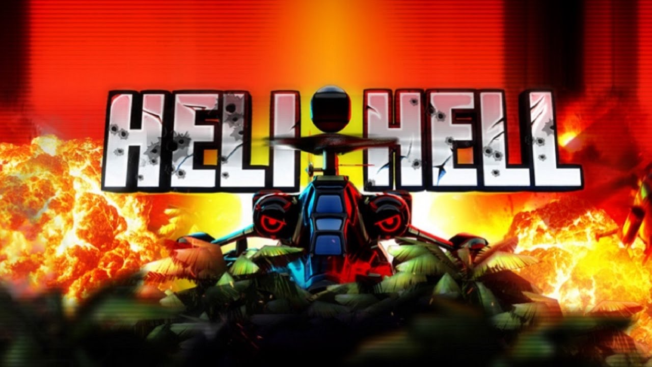 HELI HELL - Awesome arcade scroll shooter. Game footage. 1080p - YouTube