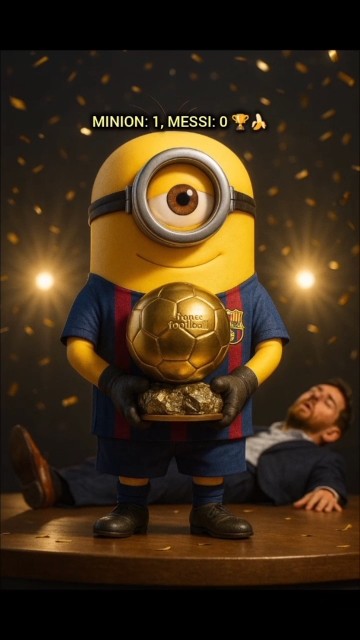 That One Time Messi Got Replaced by a Minion #shorts - YouTube