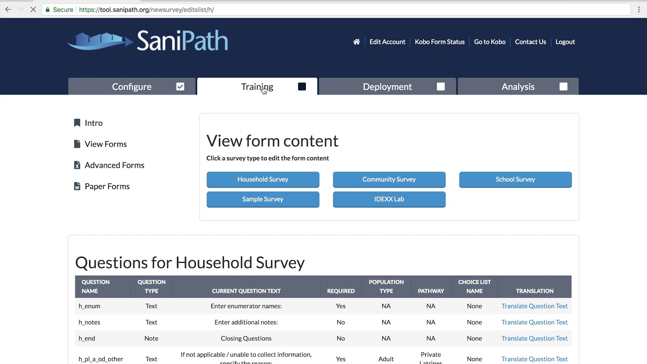 3. SaniPath Tool: Training Phase - YouTube