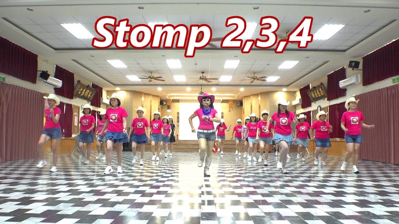Stomp 2,3,4│Line Dance by Rob Fowler (ES)║跺腳234│排舞║4K - YouTube