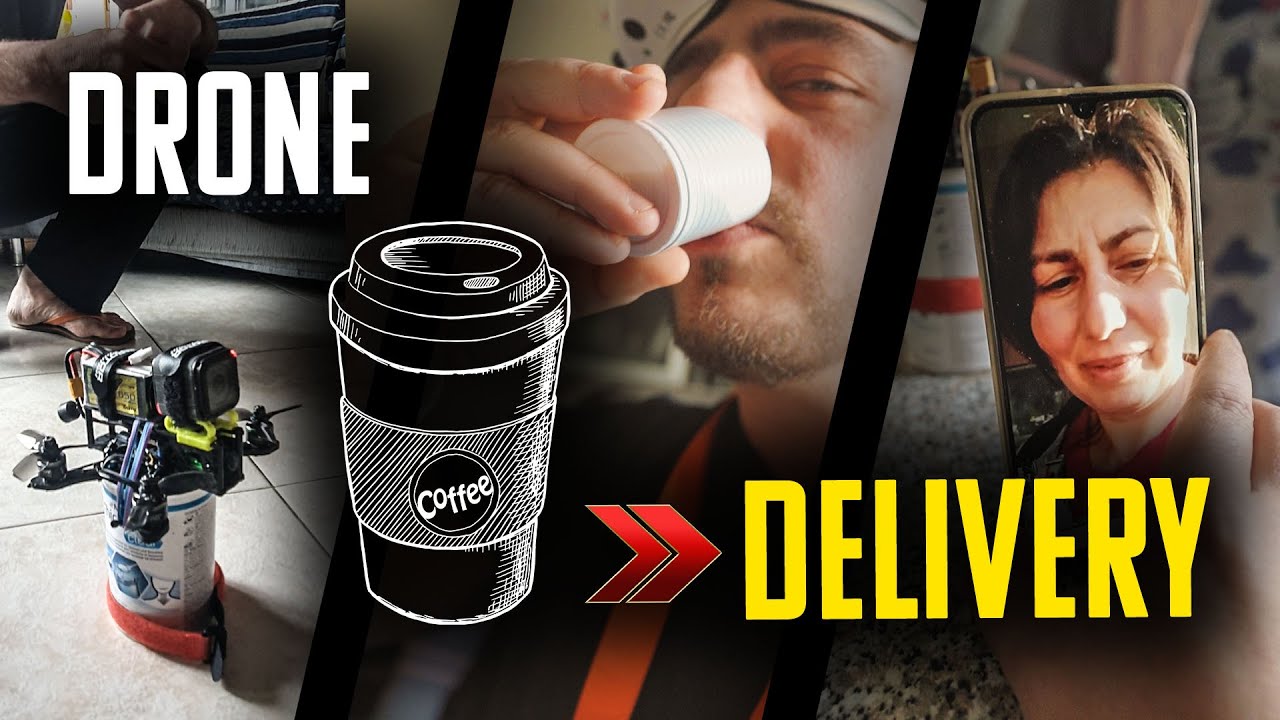 Coffee delivery with drone during lockdown ( Frank Citro ) - YouTube