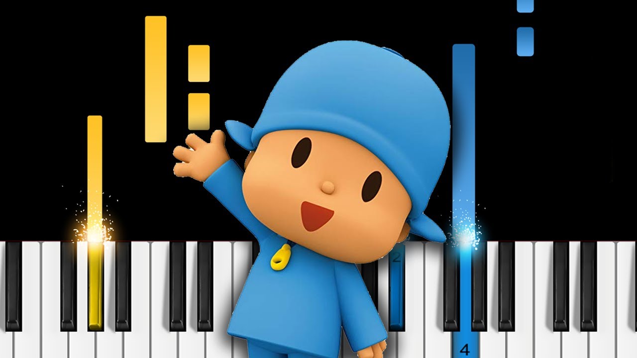 Pocoyo Theme Song - Piano Tutorial / Piano Cover - YouTube
