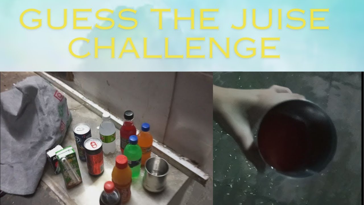 Guess the Juice challenge || part 3 - YouTube