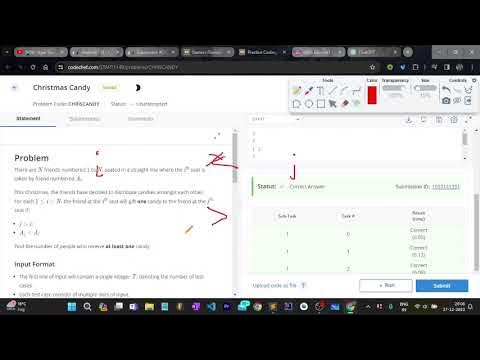 Christmas Candy (Explanation) || Starters 114 (Div.2) || Codechef - YouTube