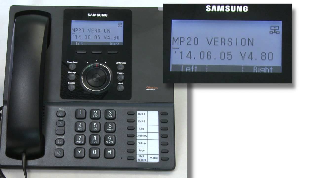 How To Find Out What Version of Software Your Samsung Telephone System ...